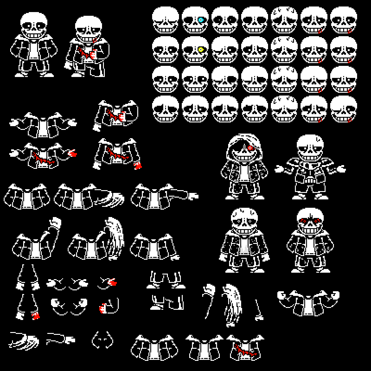 Pixilart - Sans Sheet V14 by Matthew2013