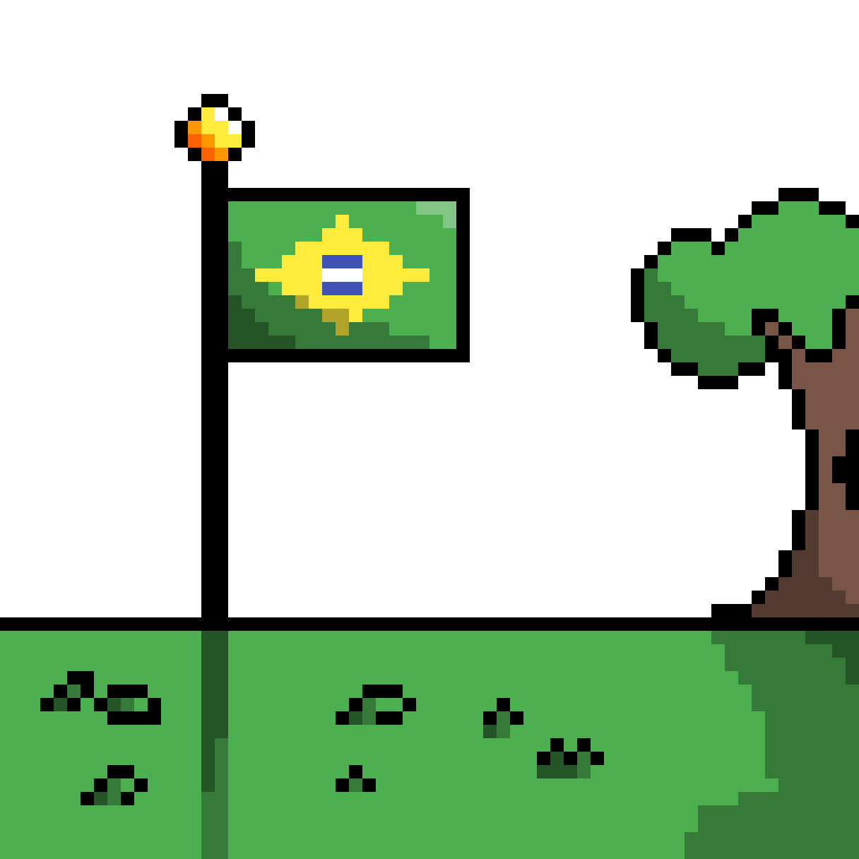 Pixilart - Brazil Flag GIF by jpapgames