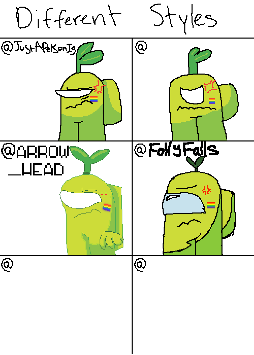 Pixilart - Styles Base by McTrash