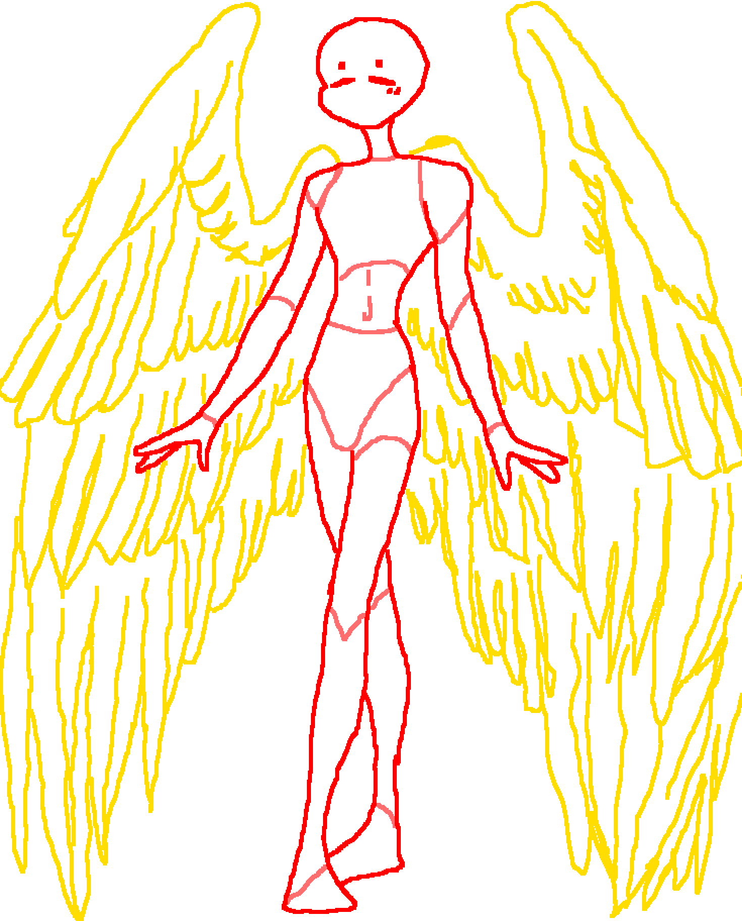 Pixilart - Angel Base by url0c4lth3r1an