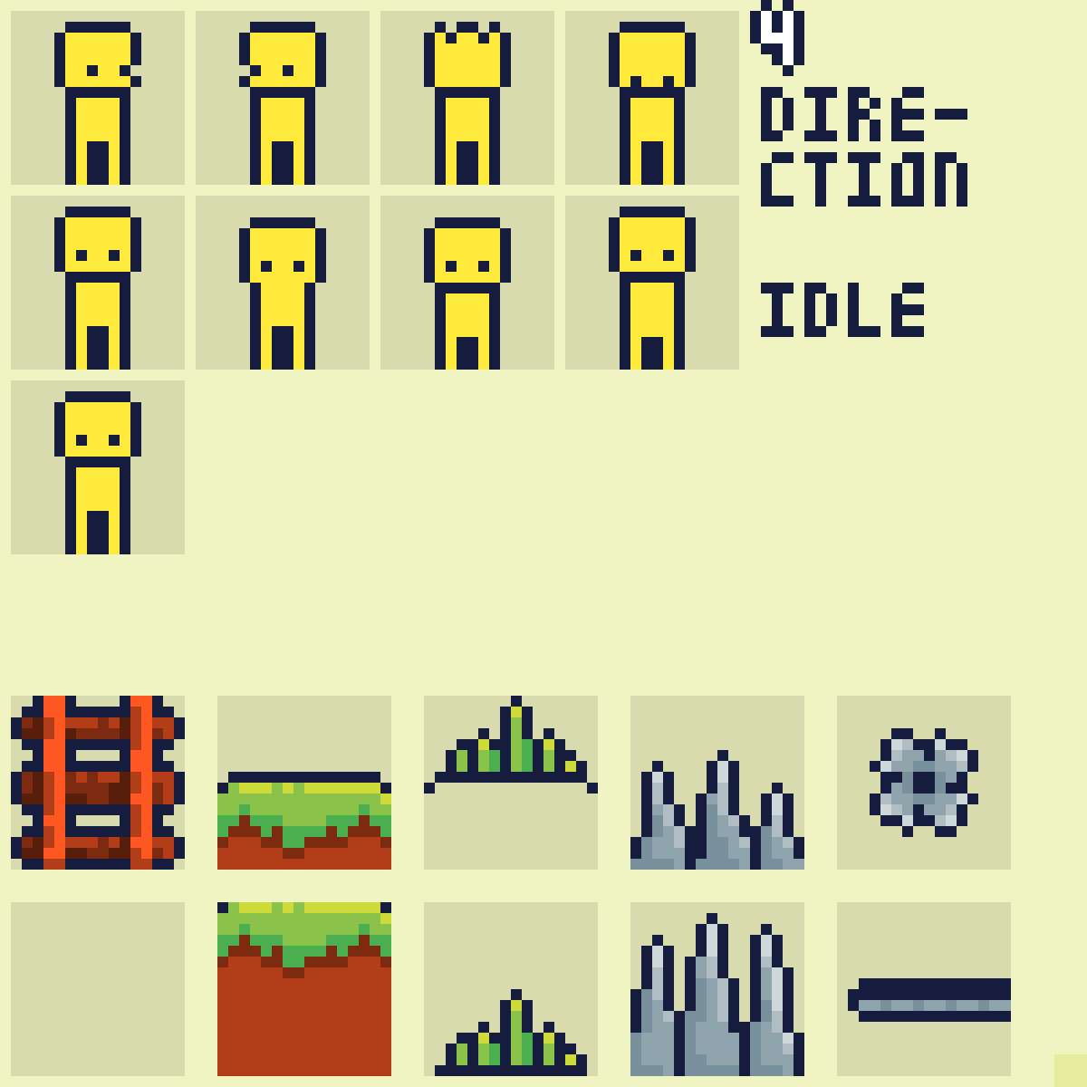 Pixilart - Yellow Man Sprite Sheet by FollowerFellow
