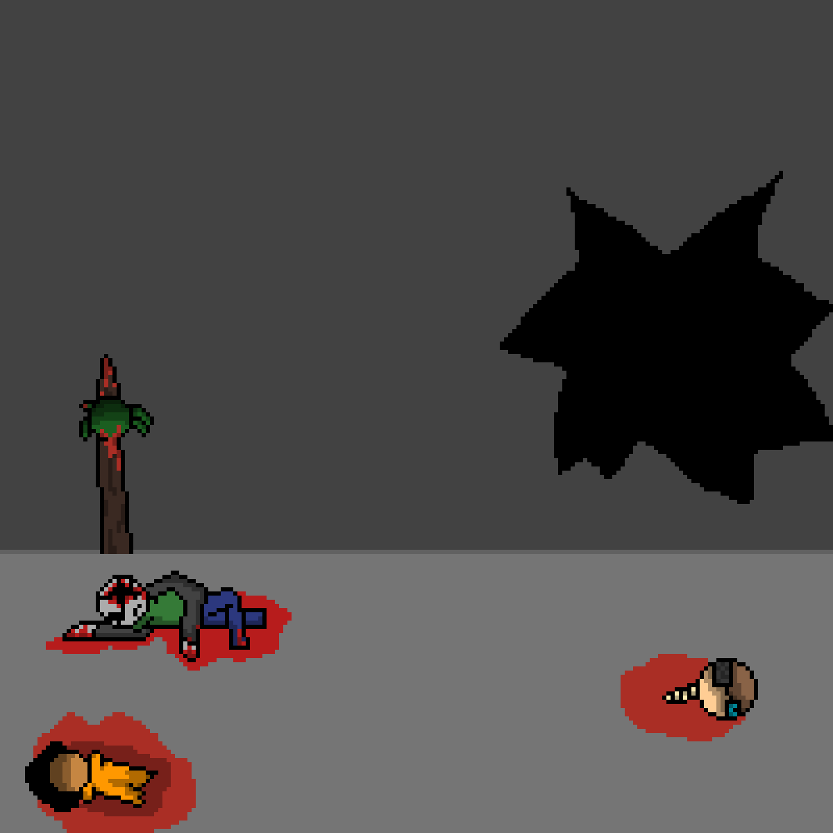 Pixilart - man im dead by pokejan