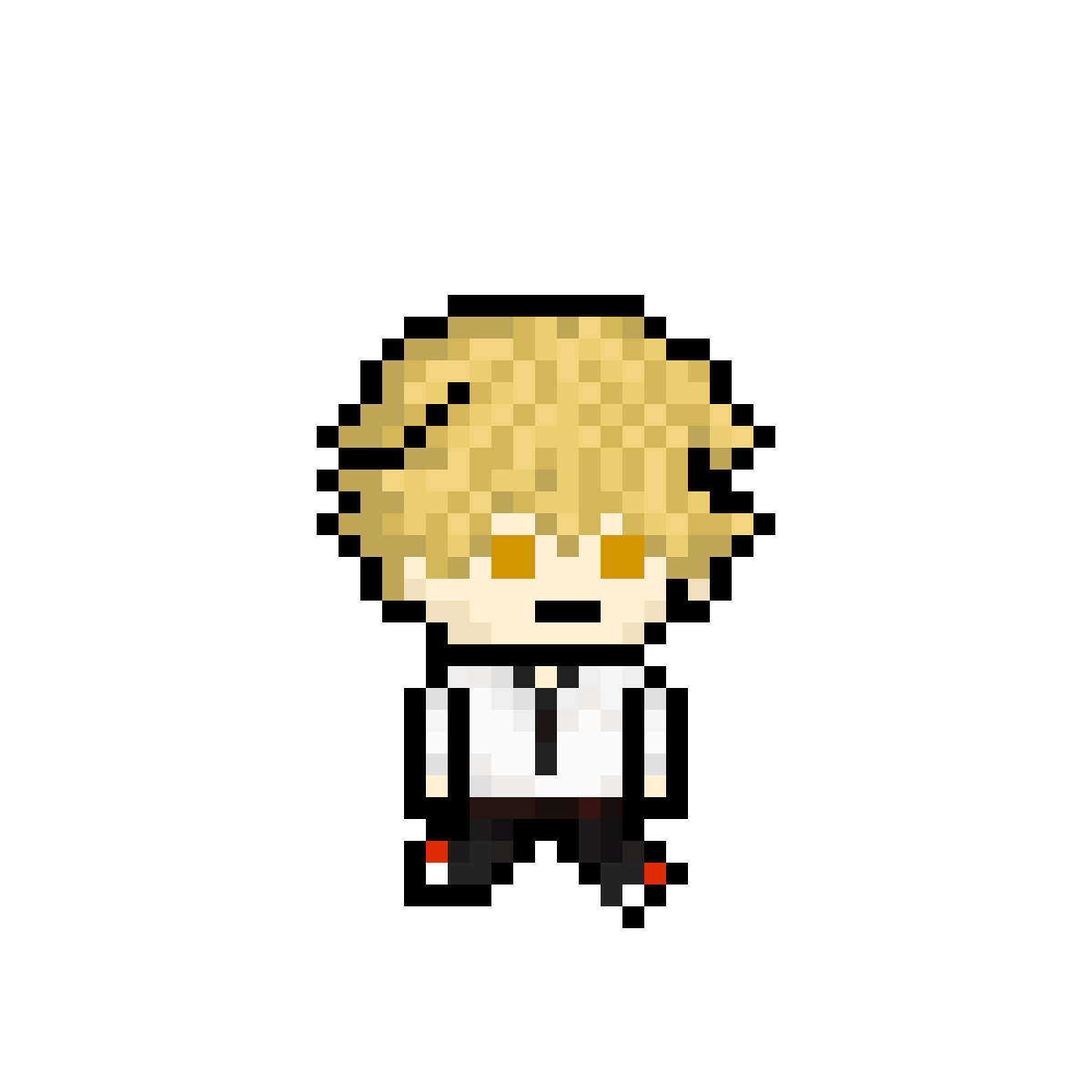 Pixilart - Denji-From-(Chainsaw man)_(running sprite looks weird) by ...