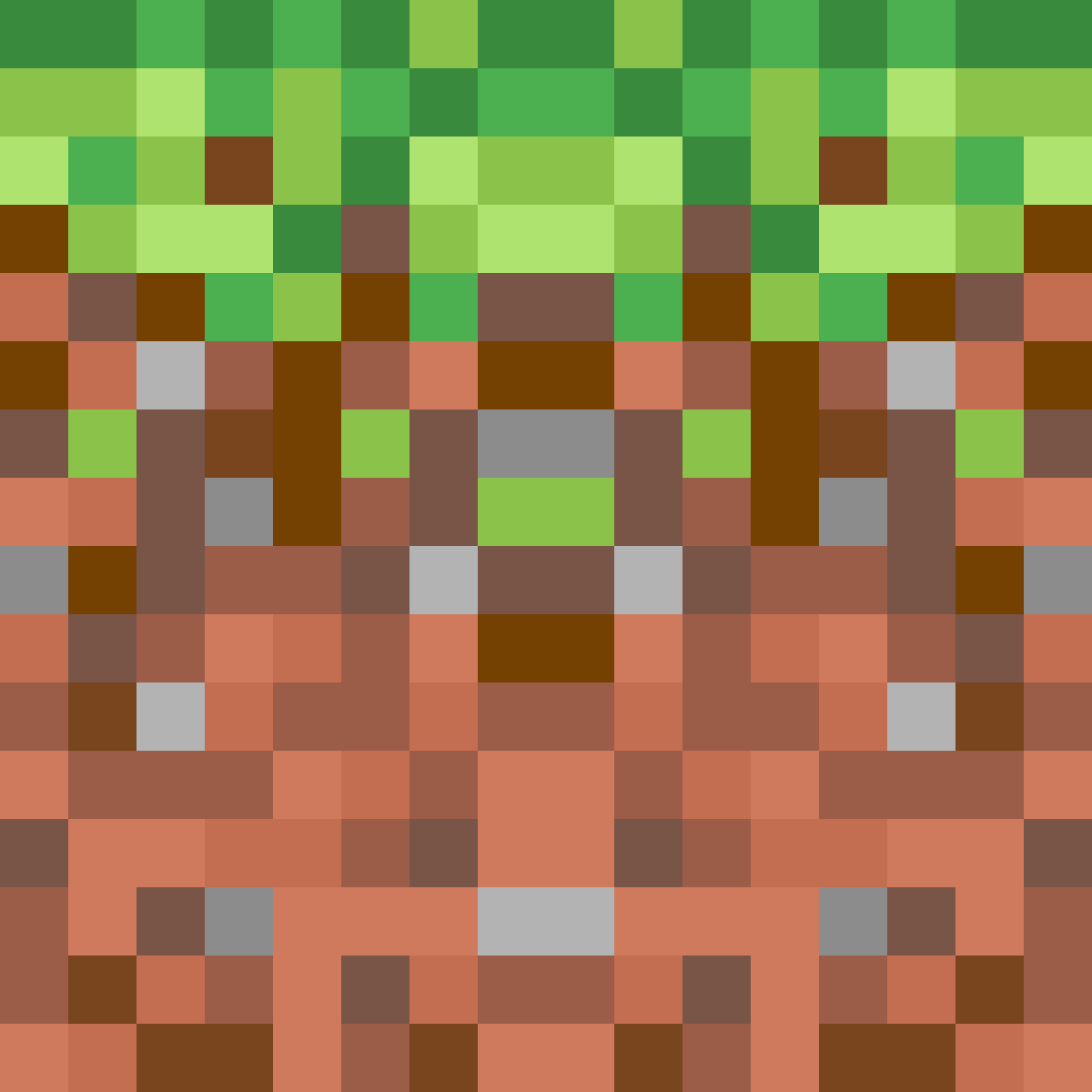 Pixilart - Grass block by Minetyrus