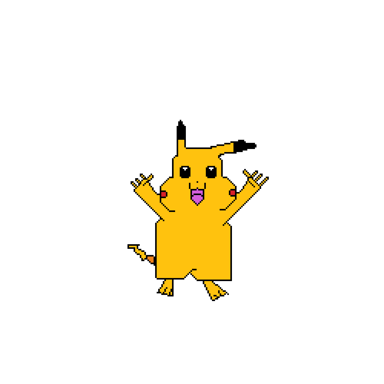 Pixilart - fat Pikachu by kungfu-panda