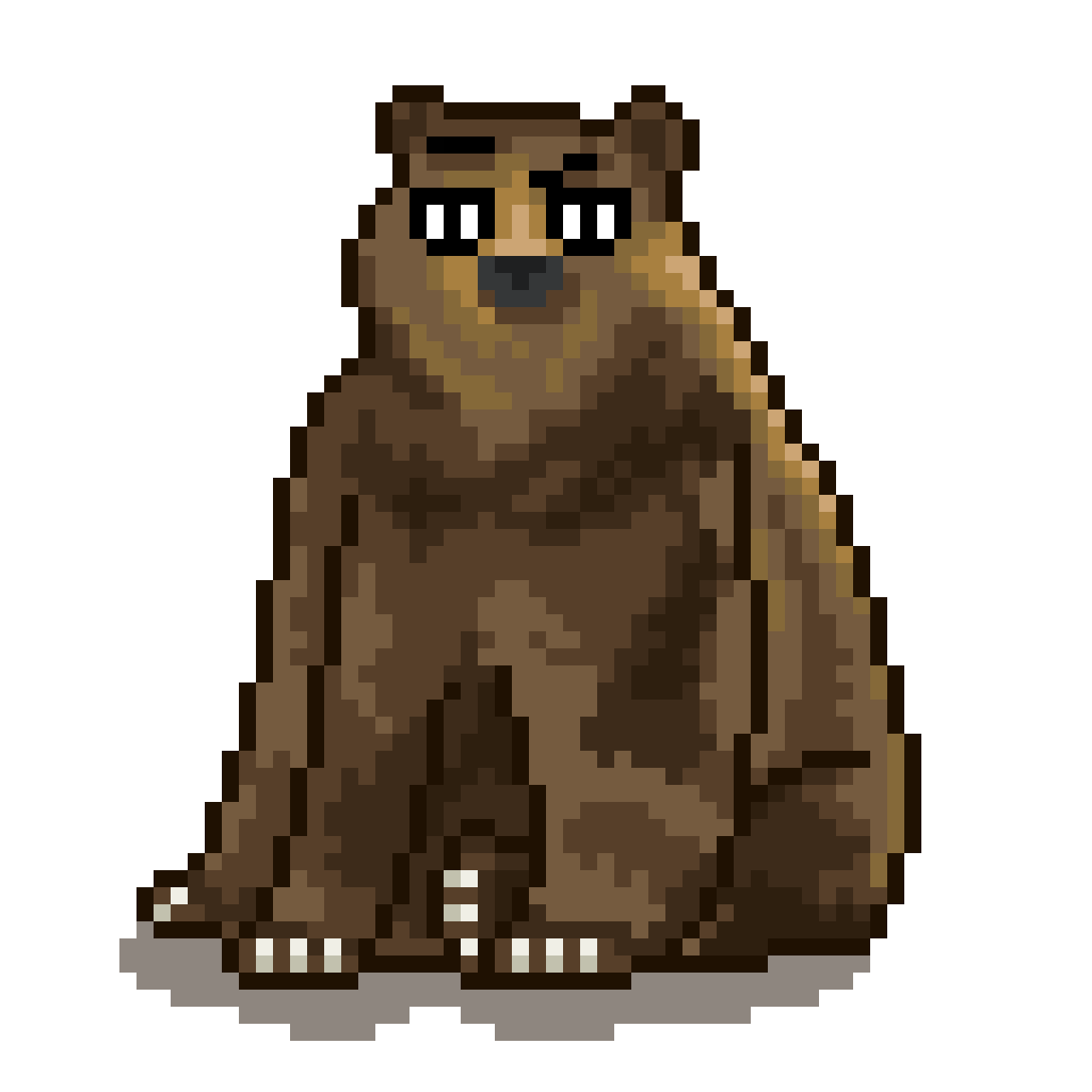 Pixilart - Skeptical Bear by Arborous