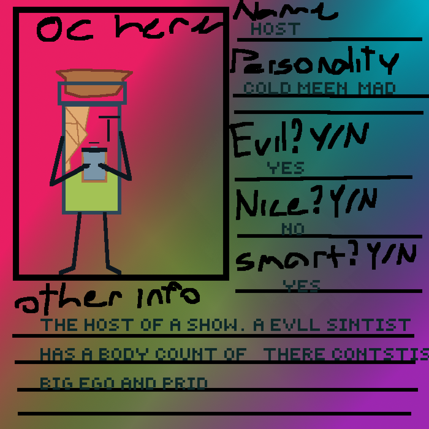 object show stu by cloud-the-kid - Pixilart