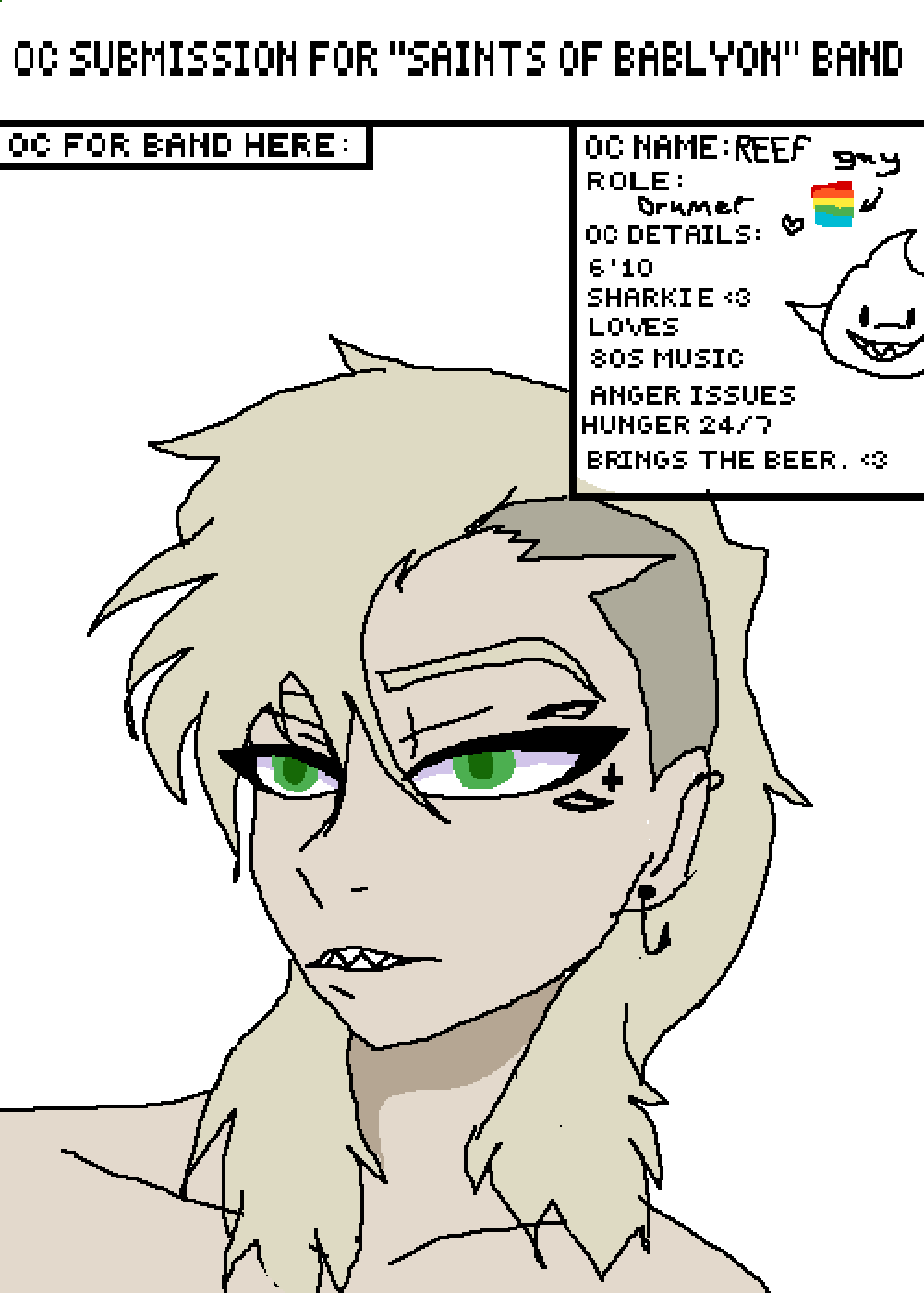 Pixilart - METAL BAND OC SUBMISSION BASE by Tacowon