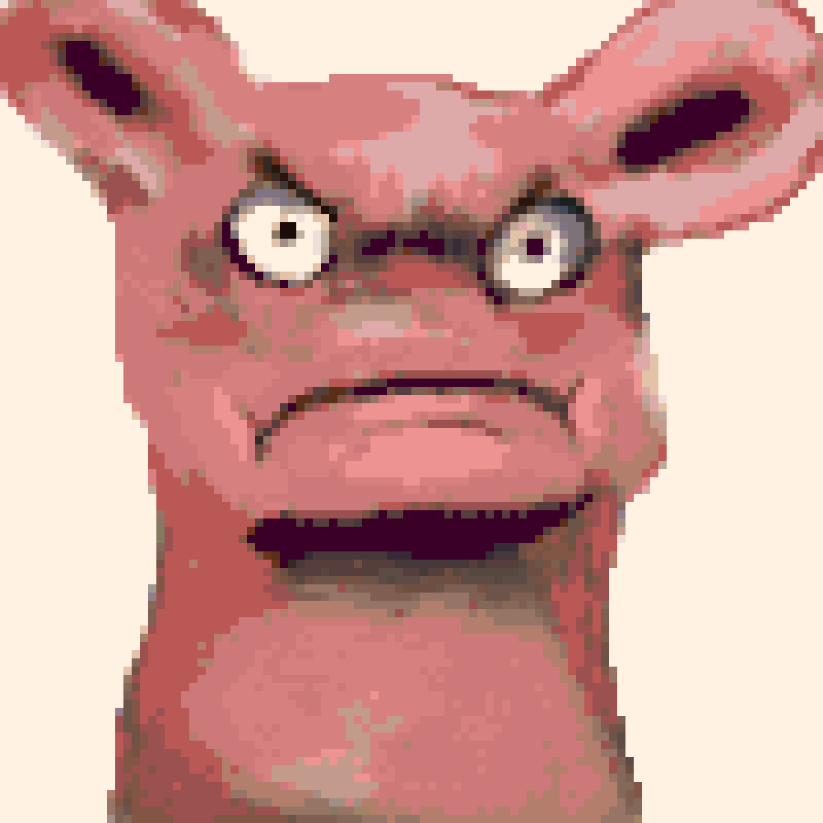 Pixilart - pink nincompoop by RasTheRaptor