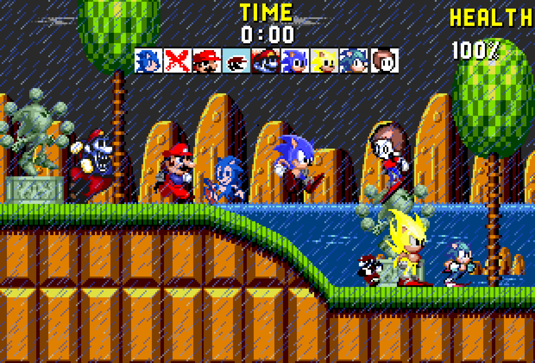 Pixilart - Sonic Connected: Pillar Chase by Felipebsaga