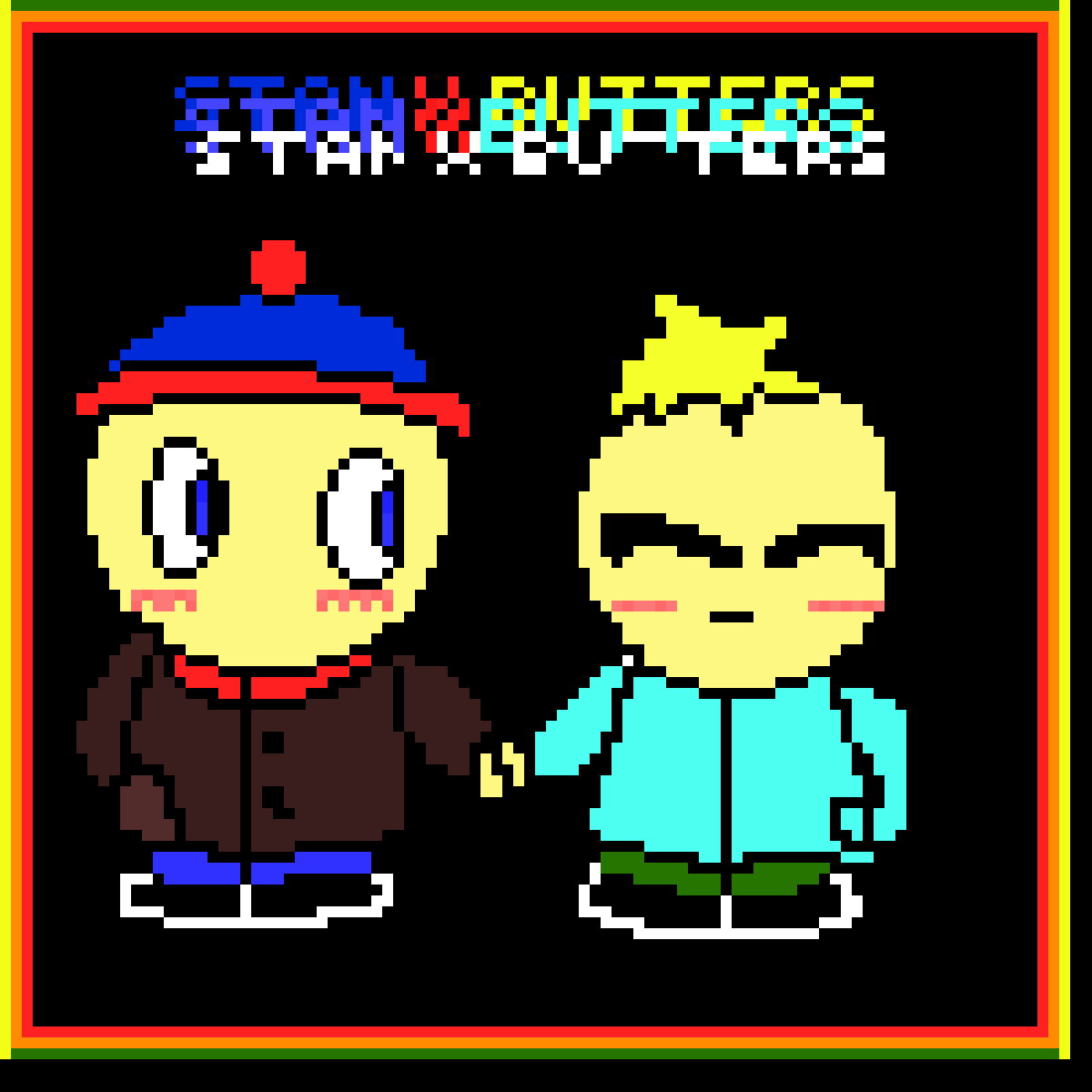 Pixilart - stan x butters by Bendyfan555