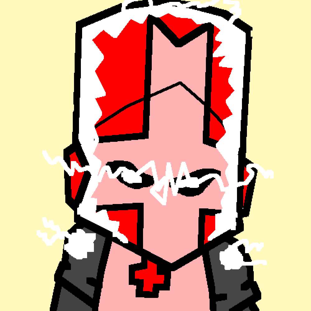 Pixilart - Red Knight by Castle-Crashers