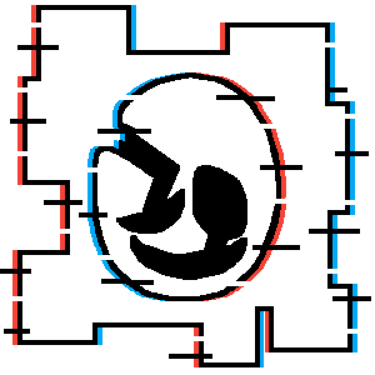 Pixilart - Glitch effect gaster by RJW3009