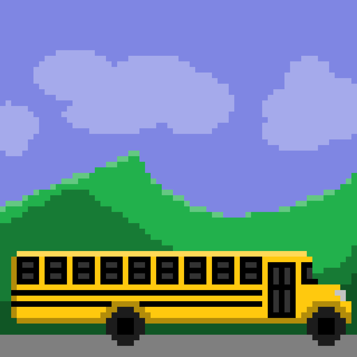 Pixilart - School Bus by Laurens-Schunk