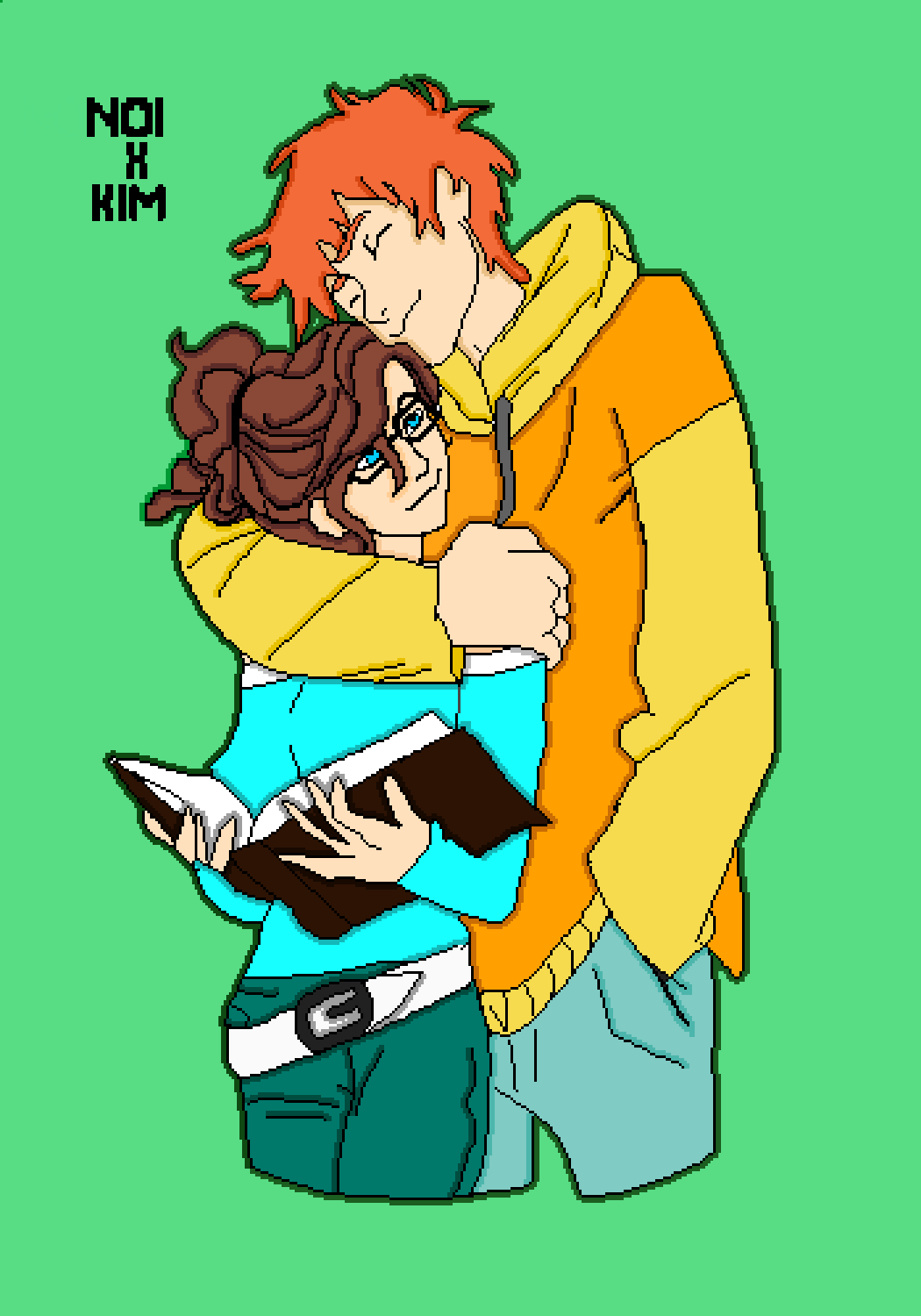 Pixilart - Noi and Kim by Lady-Mipha