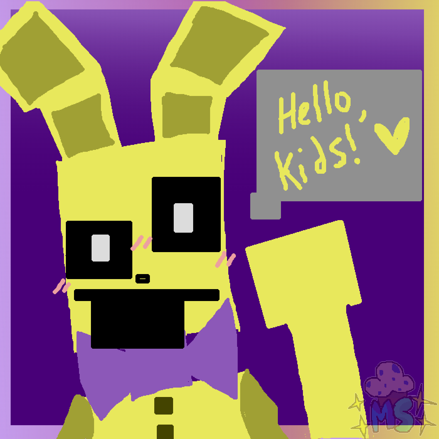 Pixilart - Spring Bonnie! by Muffin-Squad