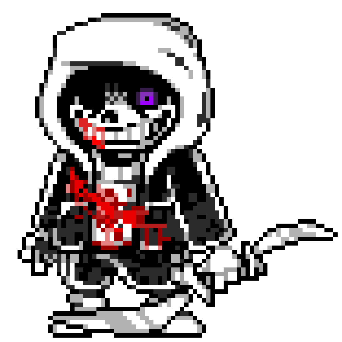 Pixilart - DUSTTALE LAST GENOCIDE SANS PHASE 2 by TEAM-USLG