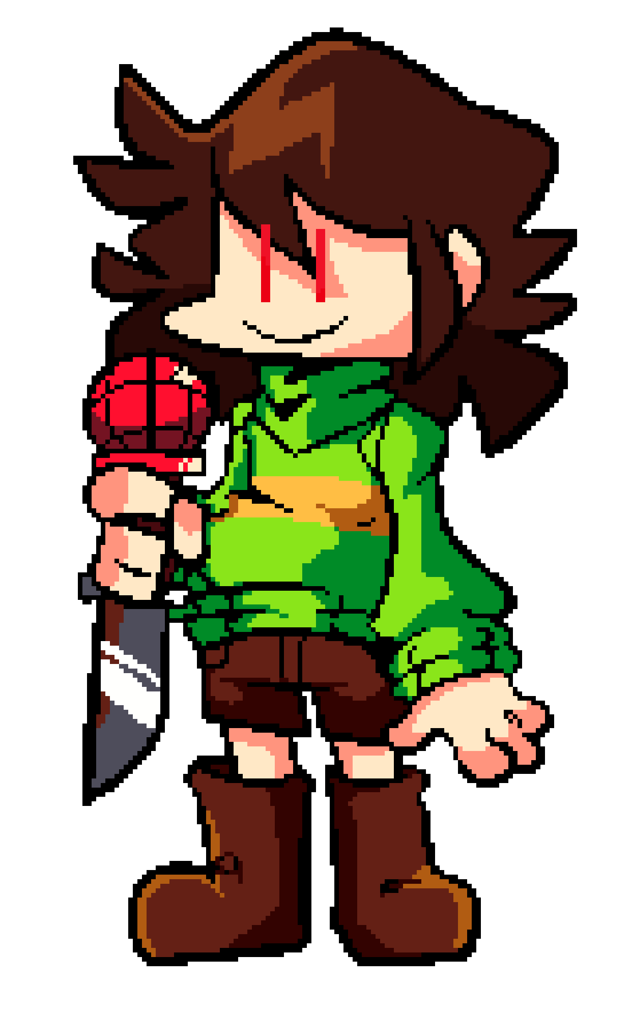 Pixilart - Chara by Agent9