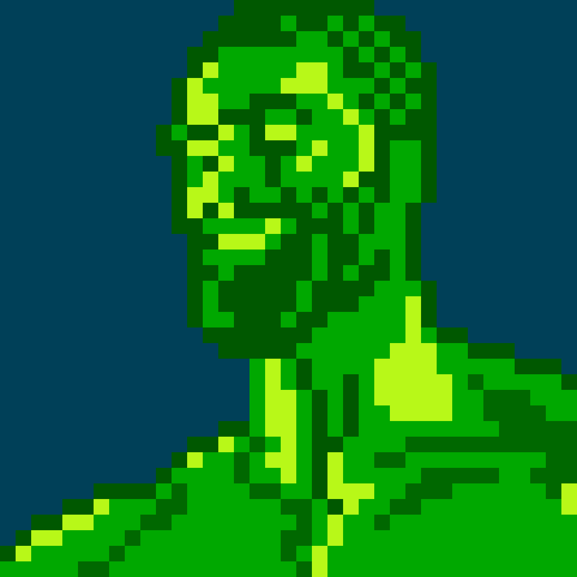 Pixilart - 8 bit GigaChad by Cyanifix