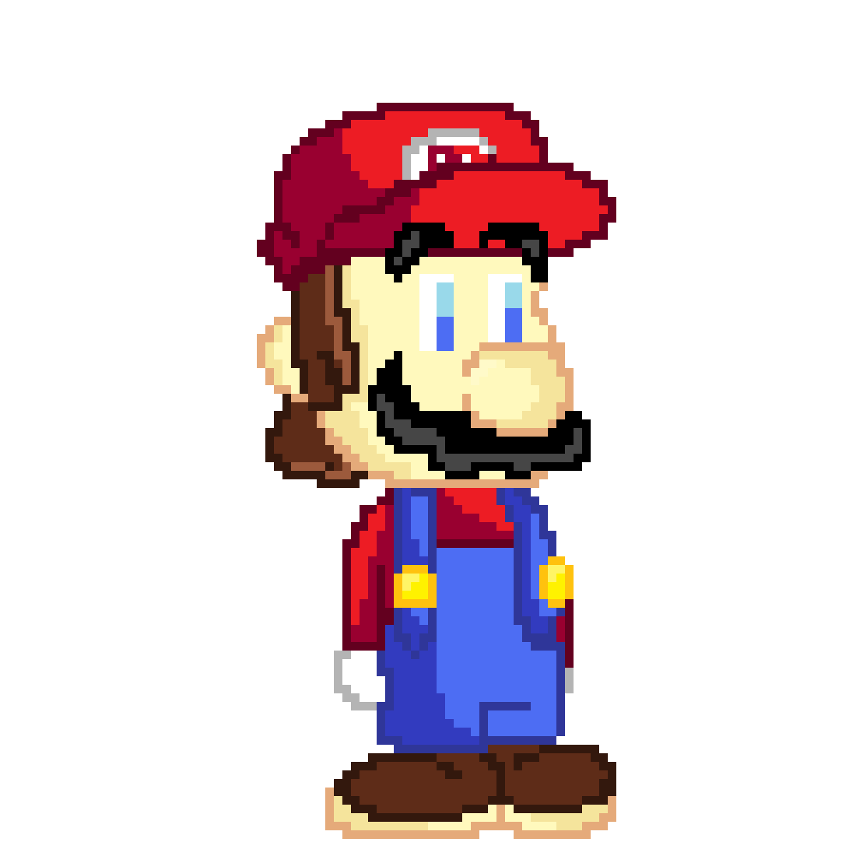 Pixilart - Mario Sprite by Sprite-Works