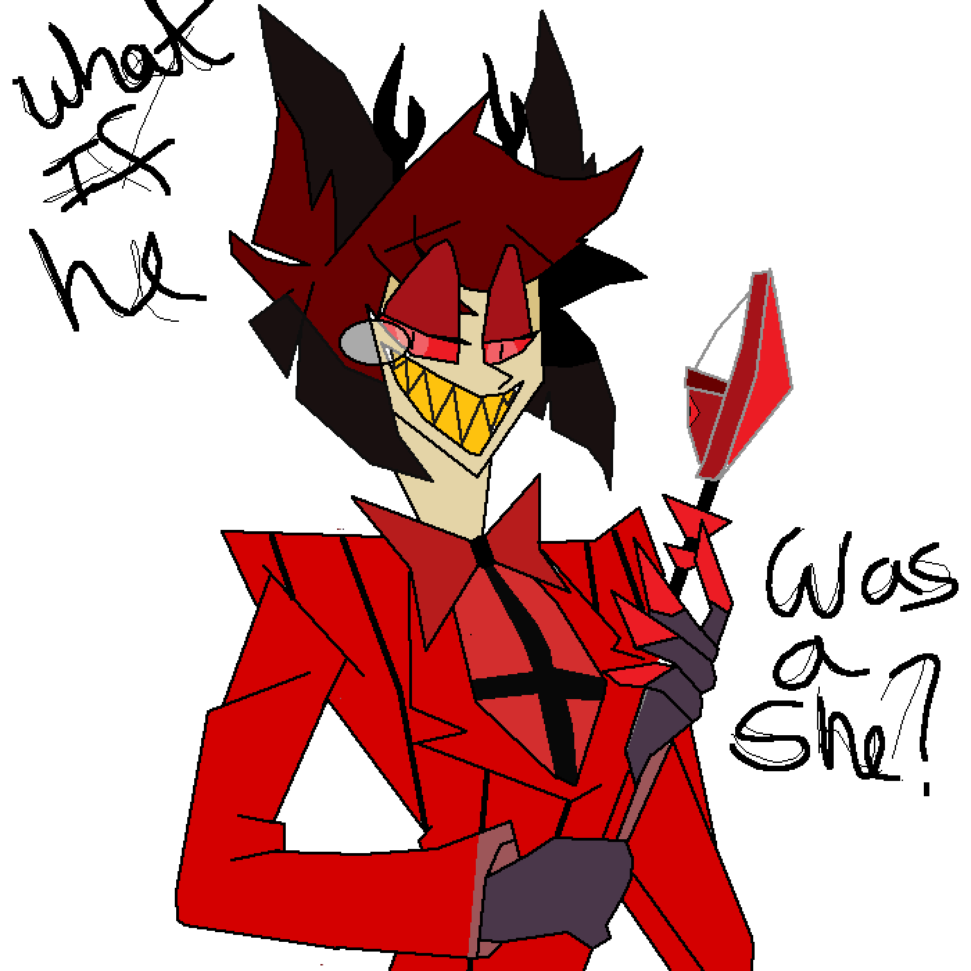 Pixilart - If alstor was a girl by Fyremittens