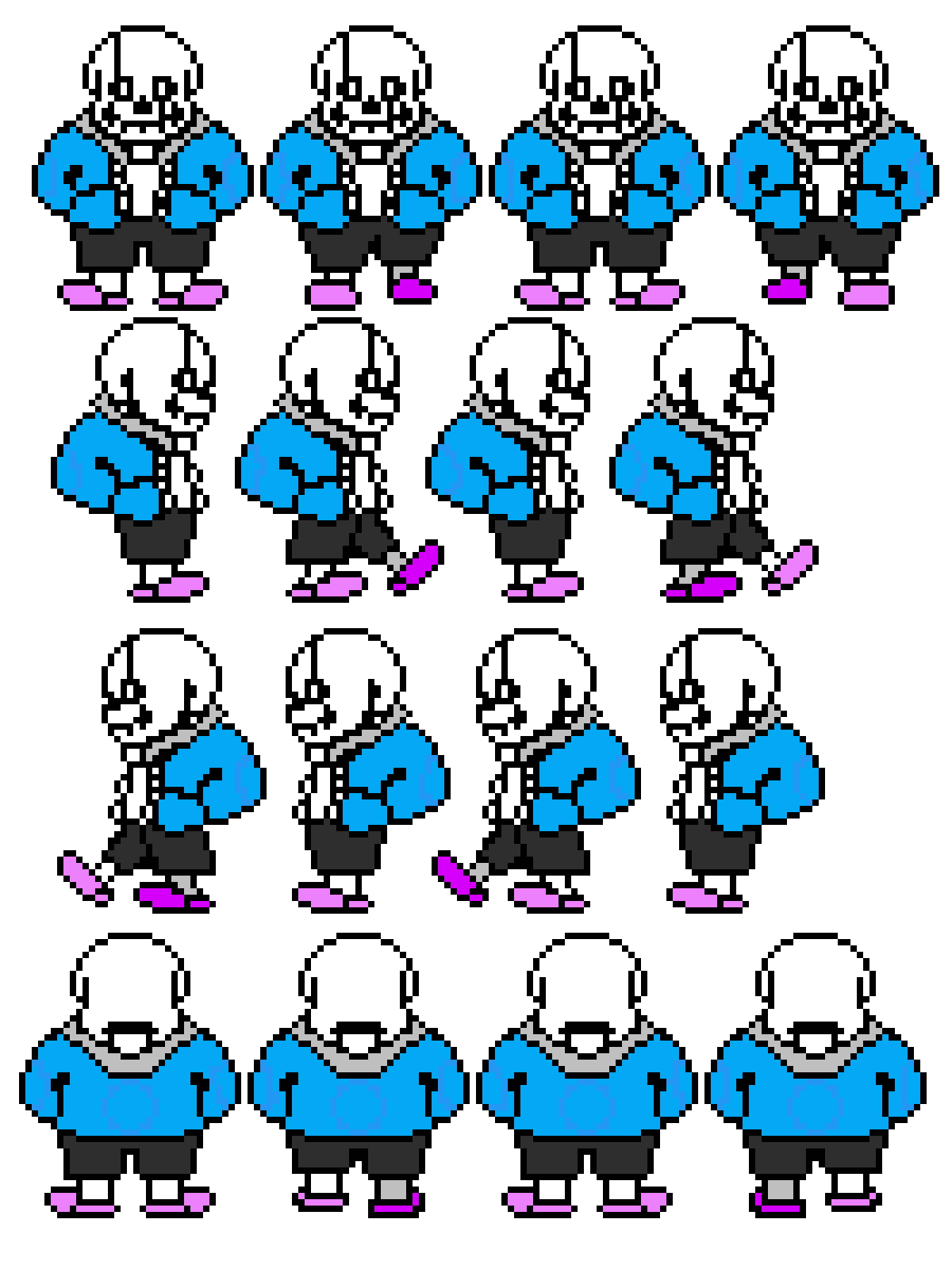 Pixilart - Overworld Unknown!Classic Sans by Natalbort