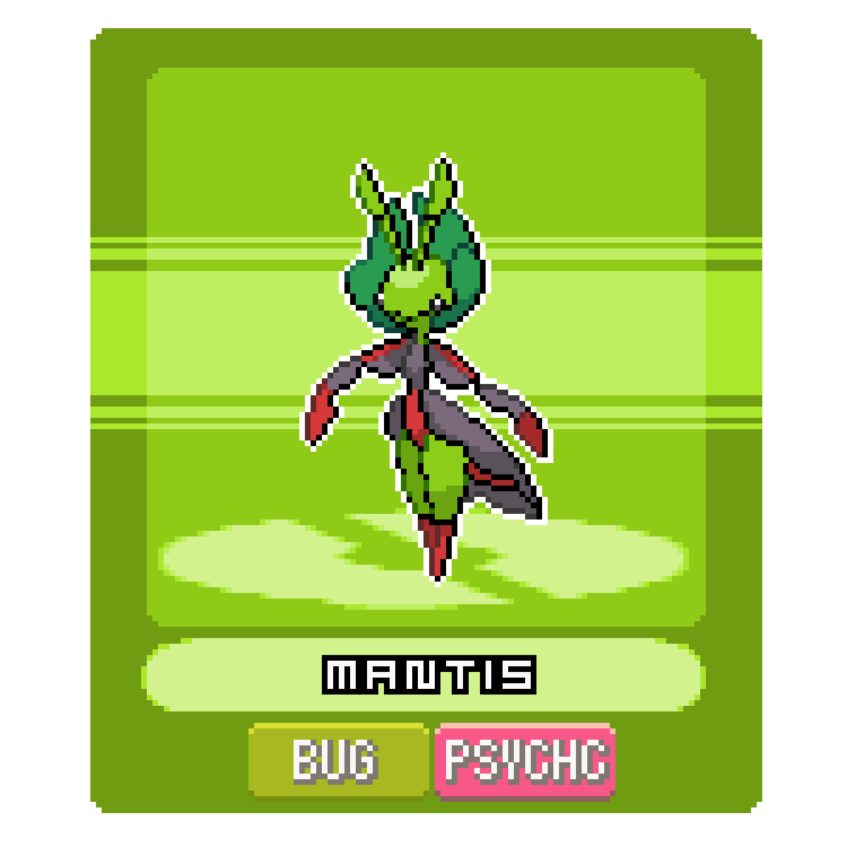 Pixilart - Mantis Pokemon by Ebn28