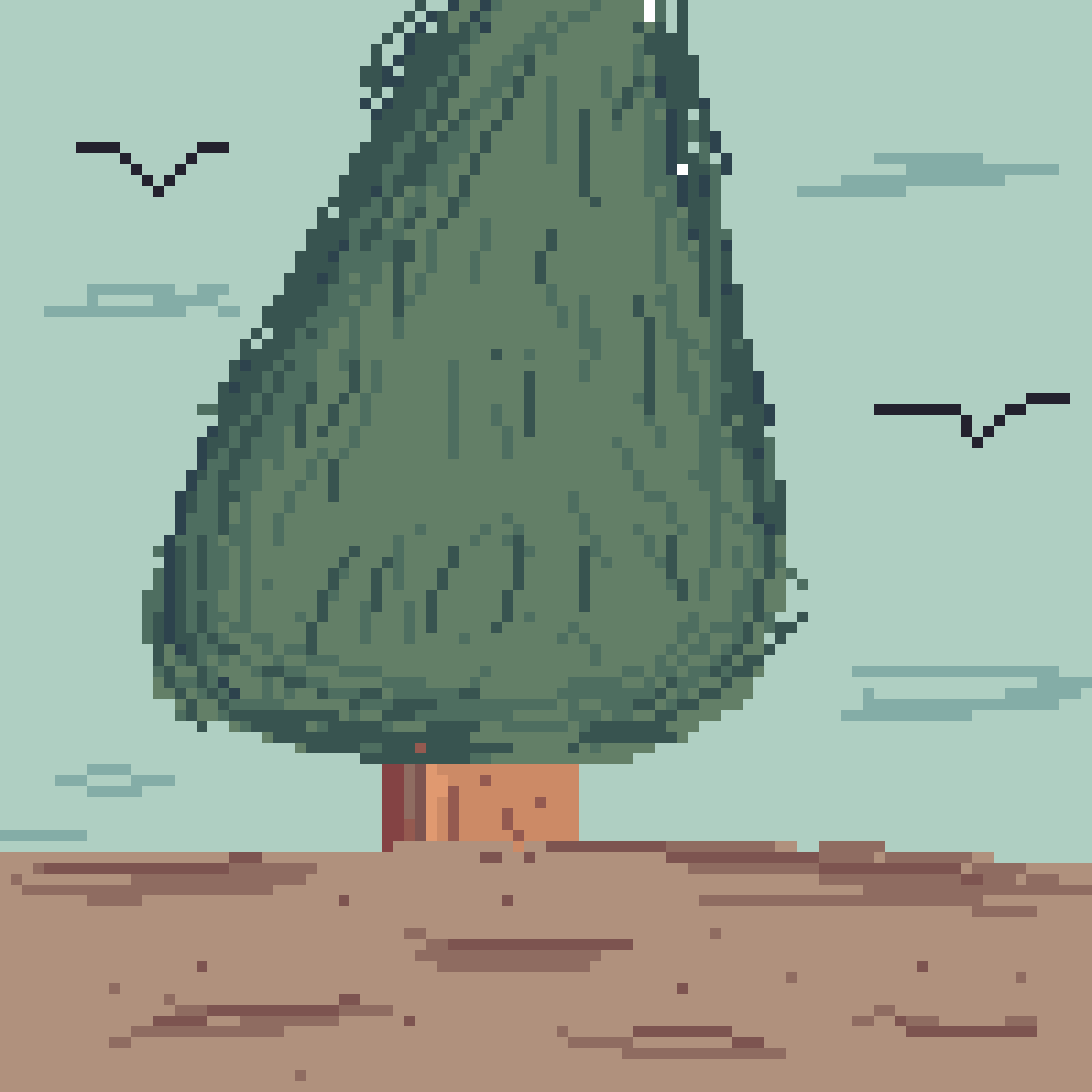 Pixilart - Pine Tree by Starrrrr