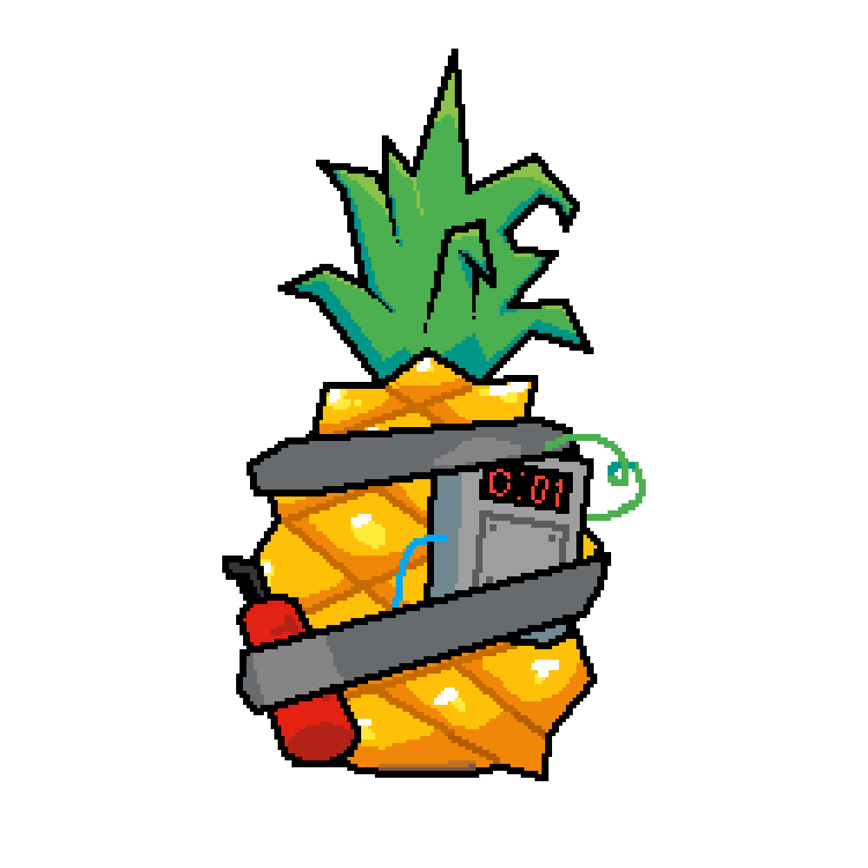 Pixilart - pineapple bomb by plixalic