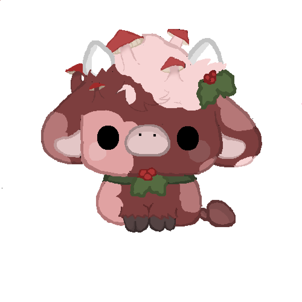 Pixilart - mooshroom cow :3 by rruotu859h