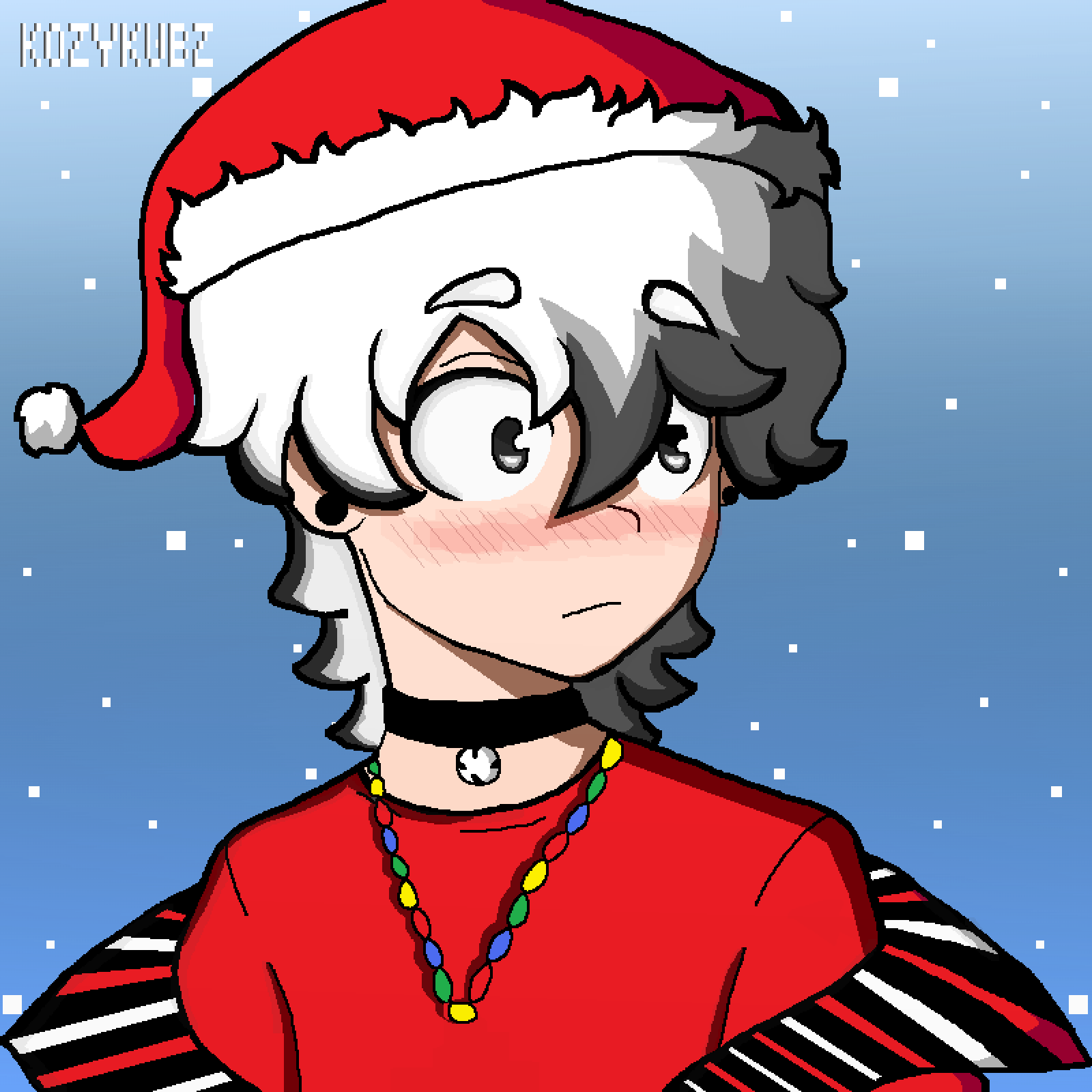 Pixilart - Updated pfp (Christmas) by KozyKubz