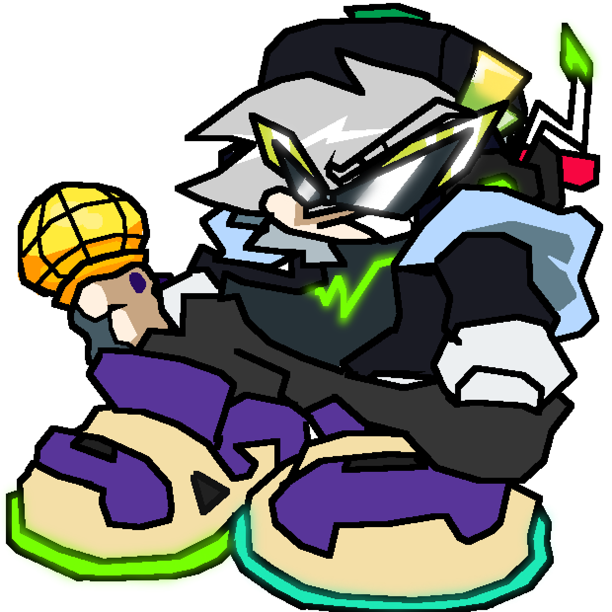 Pixilart - FNF DX Remixed Bf Remake by MrN3GATIVE