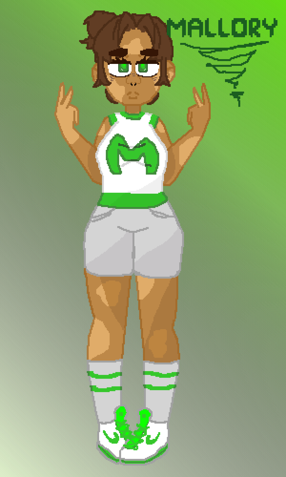 Pixilart - Meet mallory the gammer girl one by ashes-banana