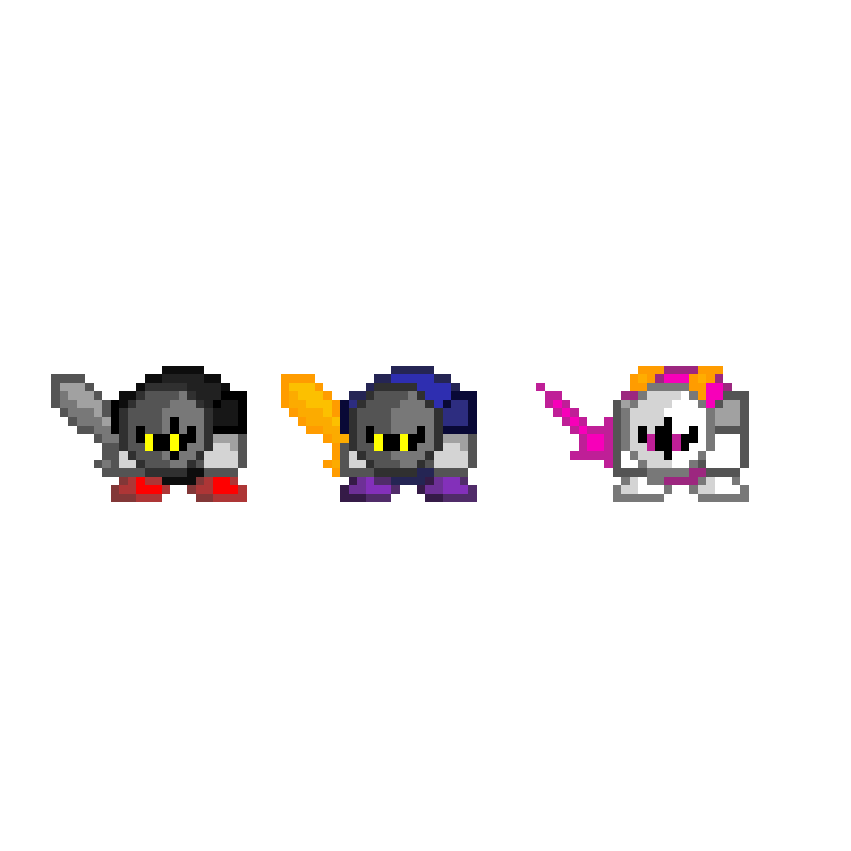 Pixilart - meta knight bros by Supper12