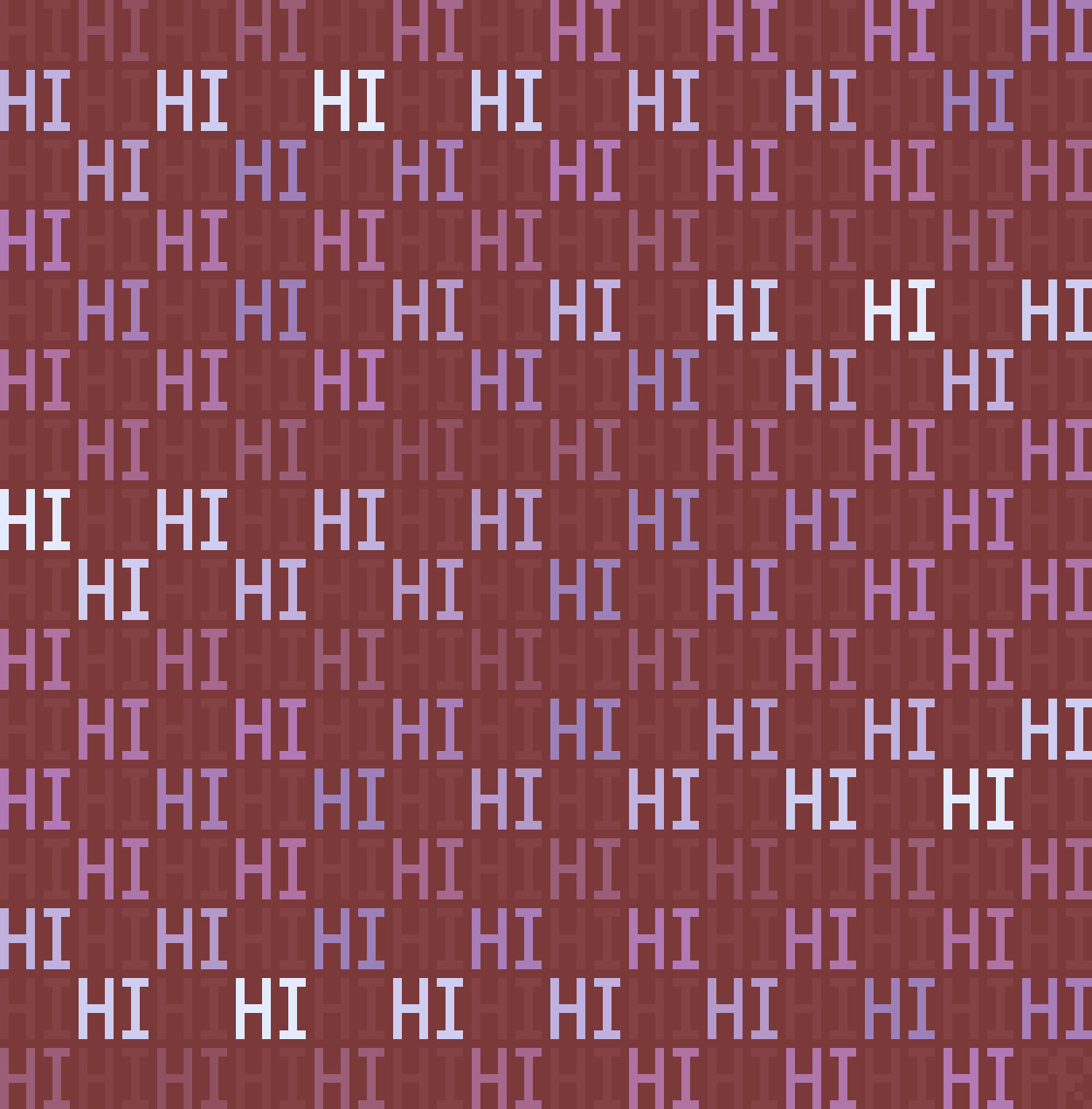 Pixilart - Hi Banner by PineappleRainbo
