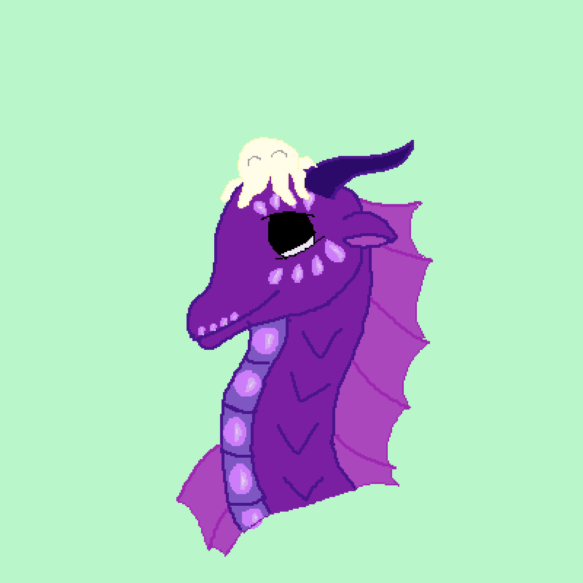Pixilart - Indigo and blob by 247Reading