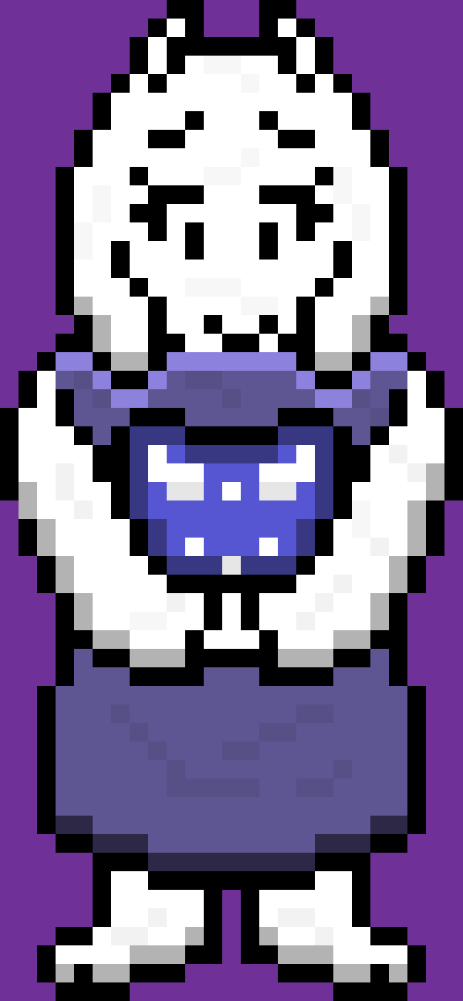 Pixilart - Undertale Sprite: Toriel HD by c-a-y-s-o-n