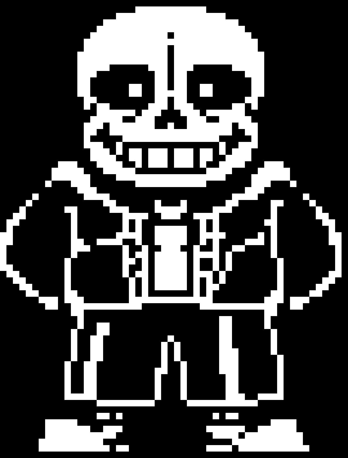 Pixilart - UnderTale Sans Base by Matthew2013