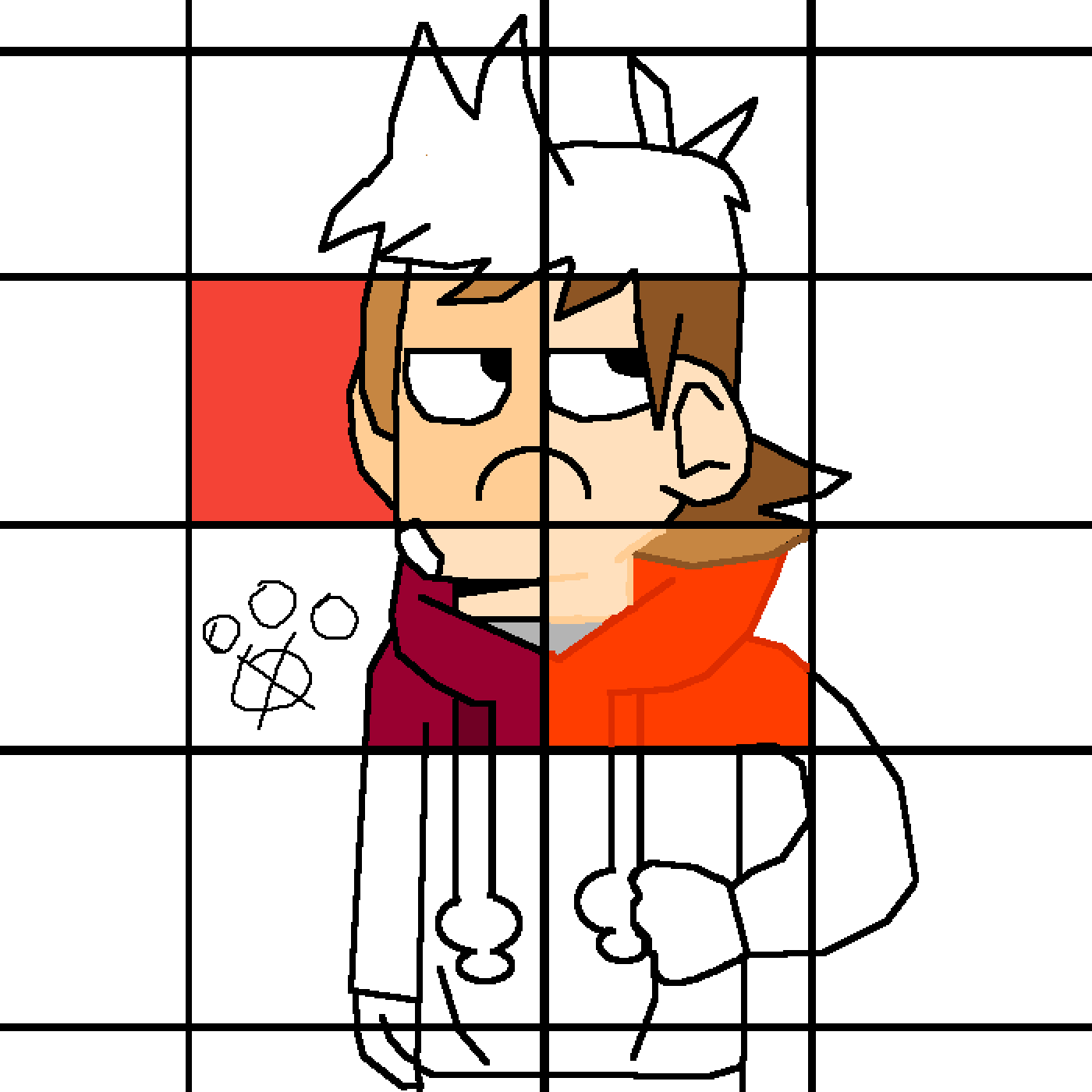 Pixilart - Collab coloring Tord by eddhead-roxx