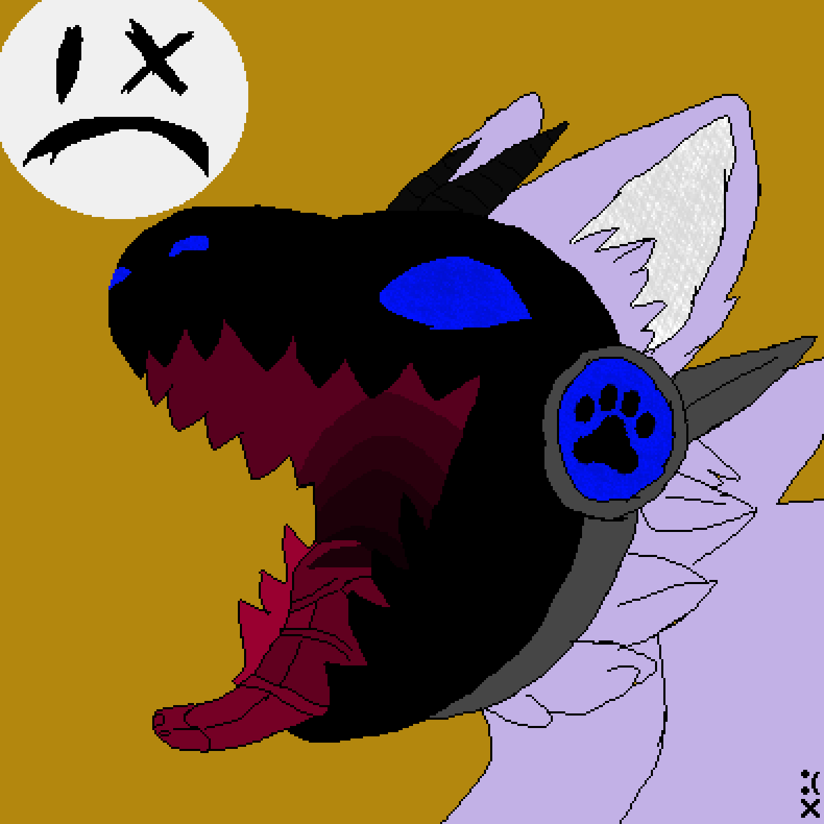 Pixilart - Protogen by lndomlnus-Rex