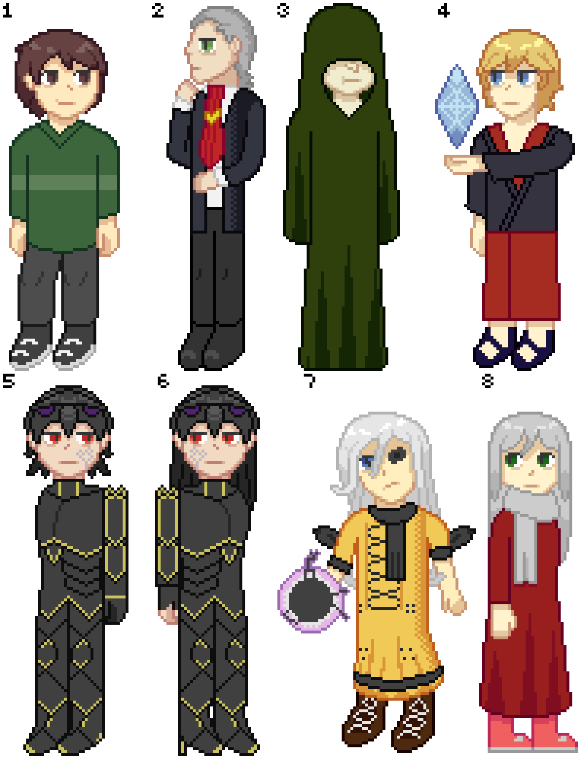 End Roll Pixel Art - Chapter 8 - TKOY - End Roll (Video Game) [Archive ...