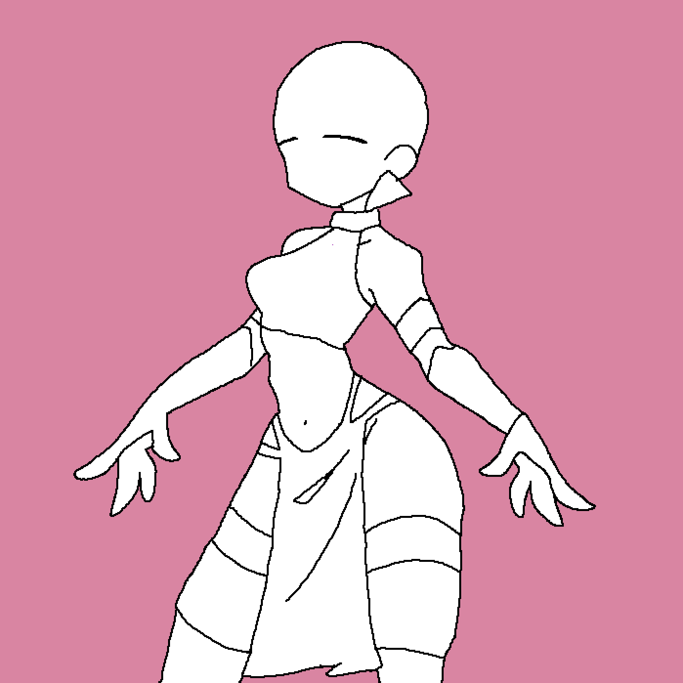 Pixilart - Egyptian Queen Base by SimpHalo