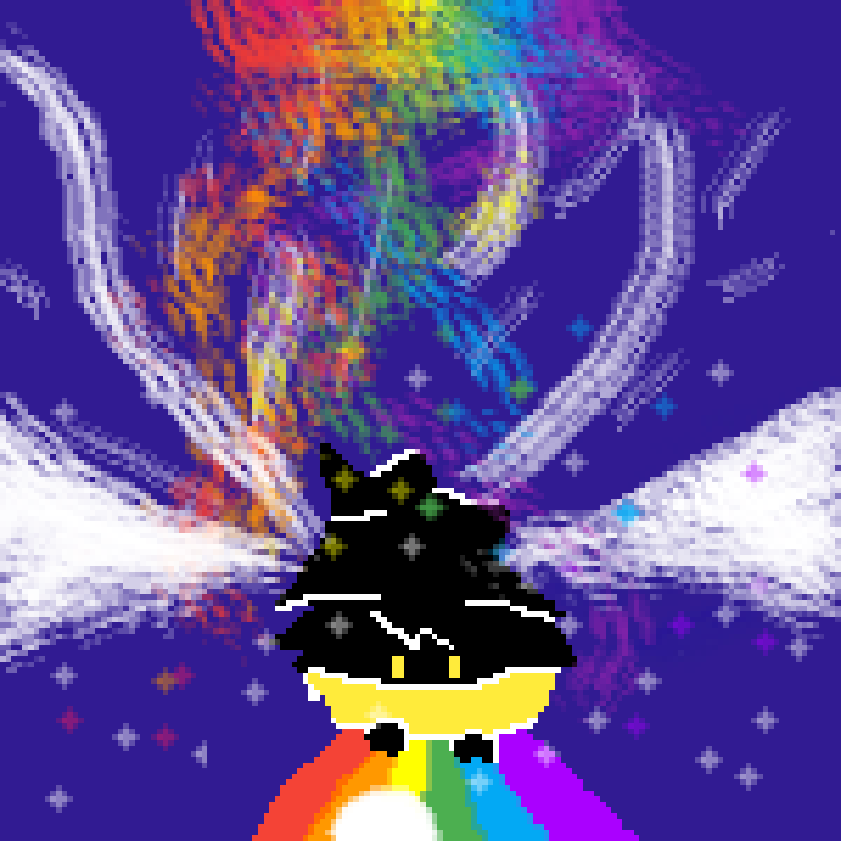 Pixilart - rainbow by ShadeX-x