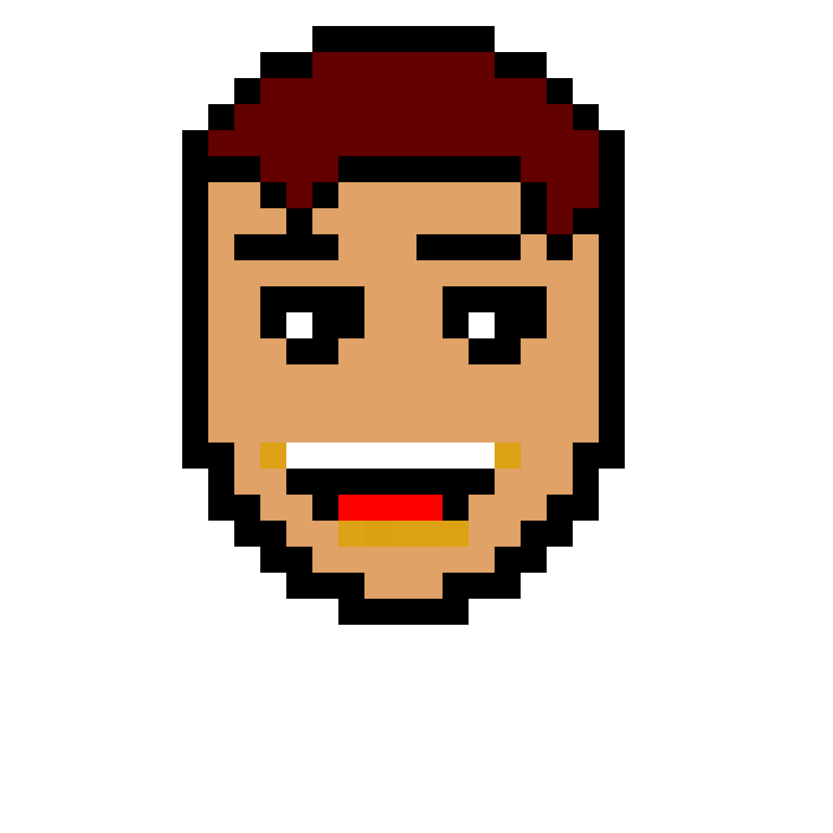 Pixilart - Pixel Face by pixelforfun