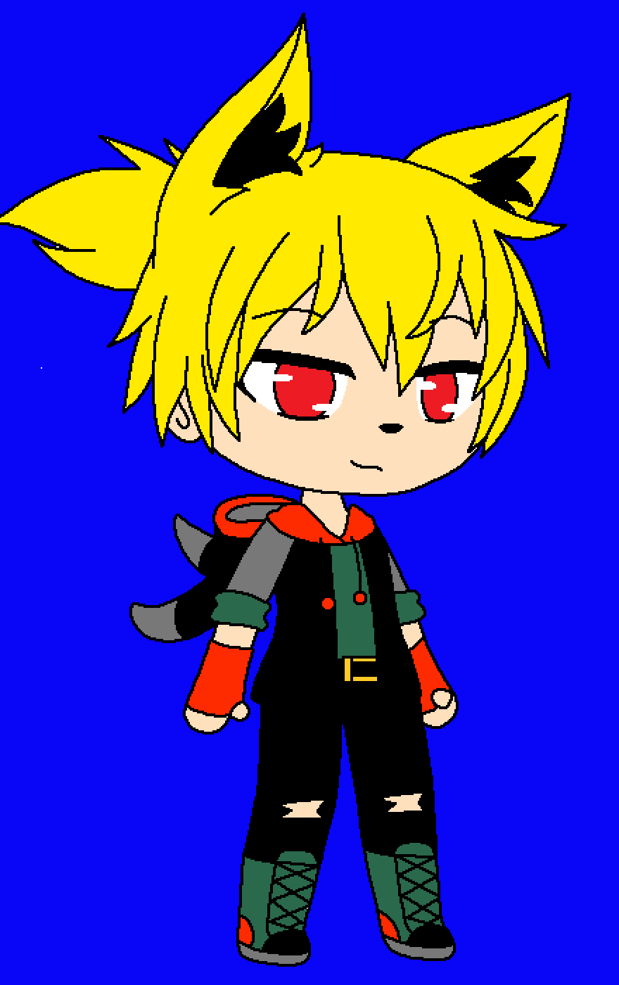 Pixilart - Gacha Wolf Katsuki Bakugo by marjaniheath469