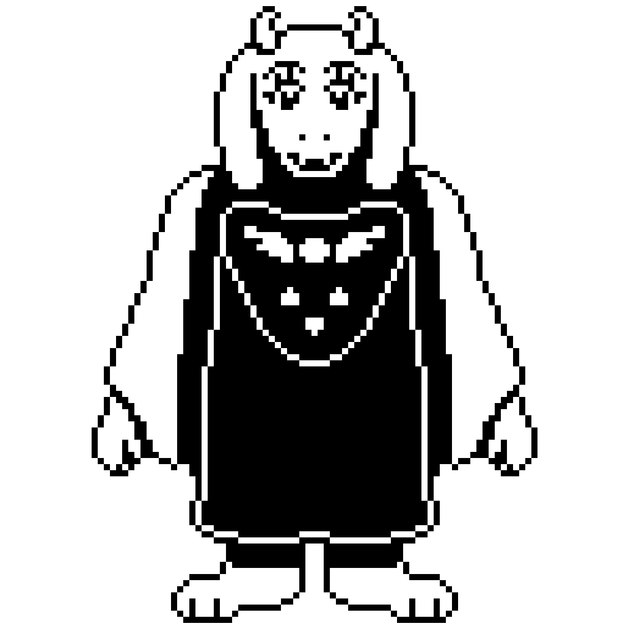Pixilart - Toriel battle sprite by RJW3009
