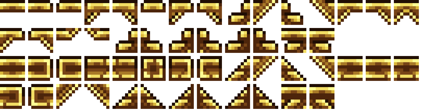 Pixilart - Terraria Tile ID #437 | Yellow Team Platform by tSpritesheeter