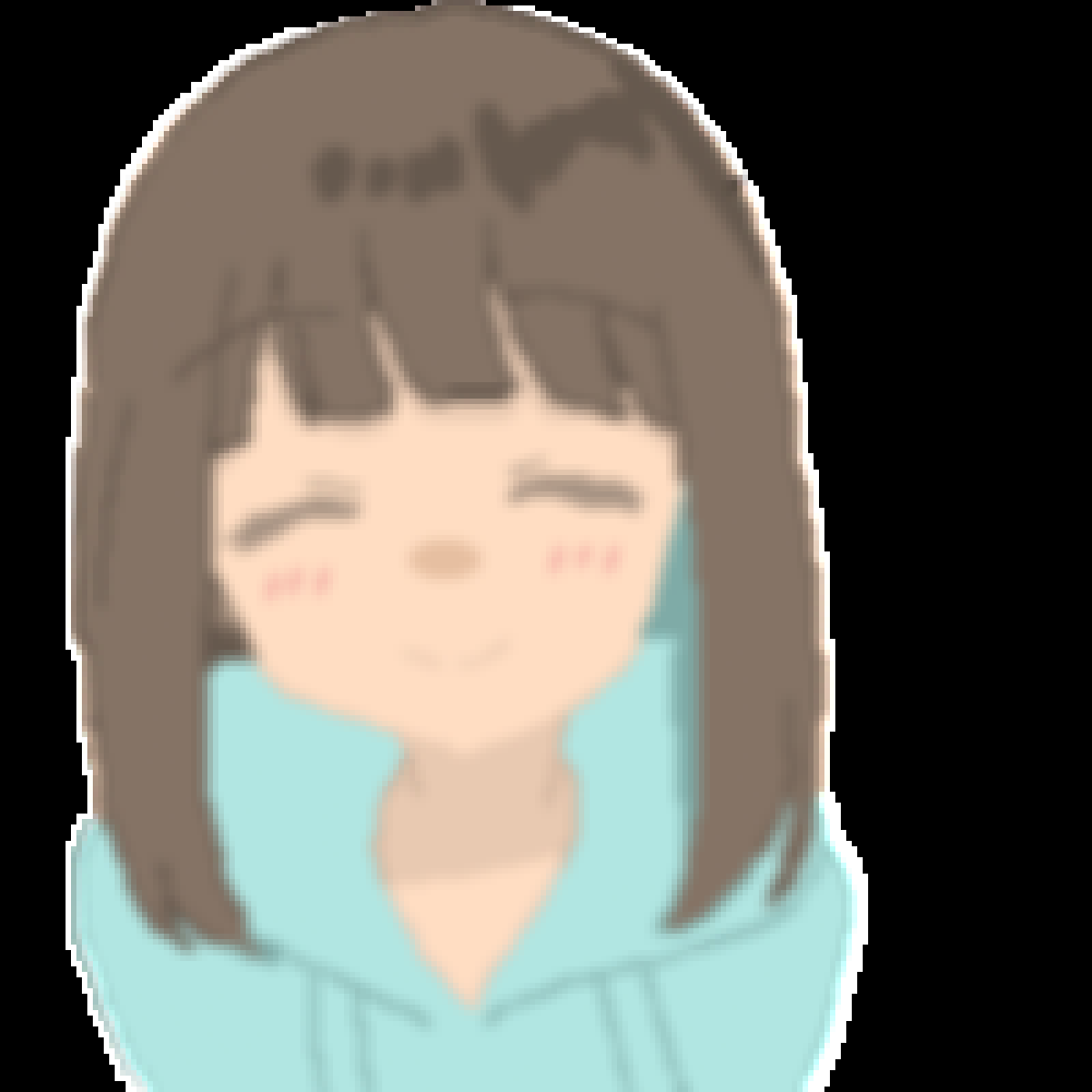 Pixilart - Happy Anime girl base by CloudyPieFood