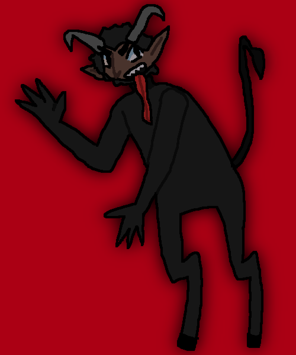 Pixilart - Krampus👹 by stardoodle