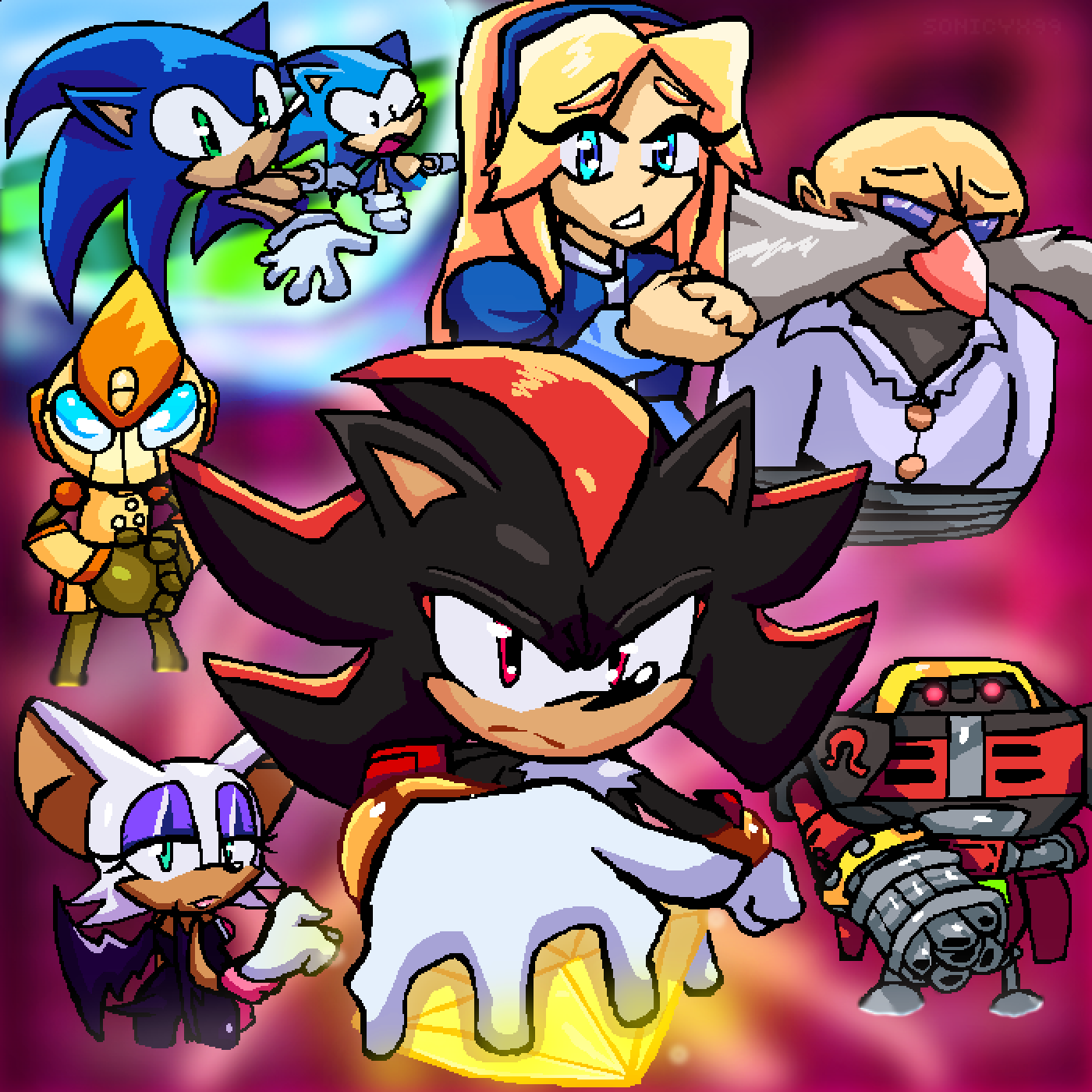 Pixilart - SONIC X SHADOW GENERATIONS by Sonicyx99